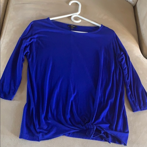 Tops | Cobalt Blue Top | Poshmark